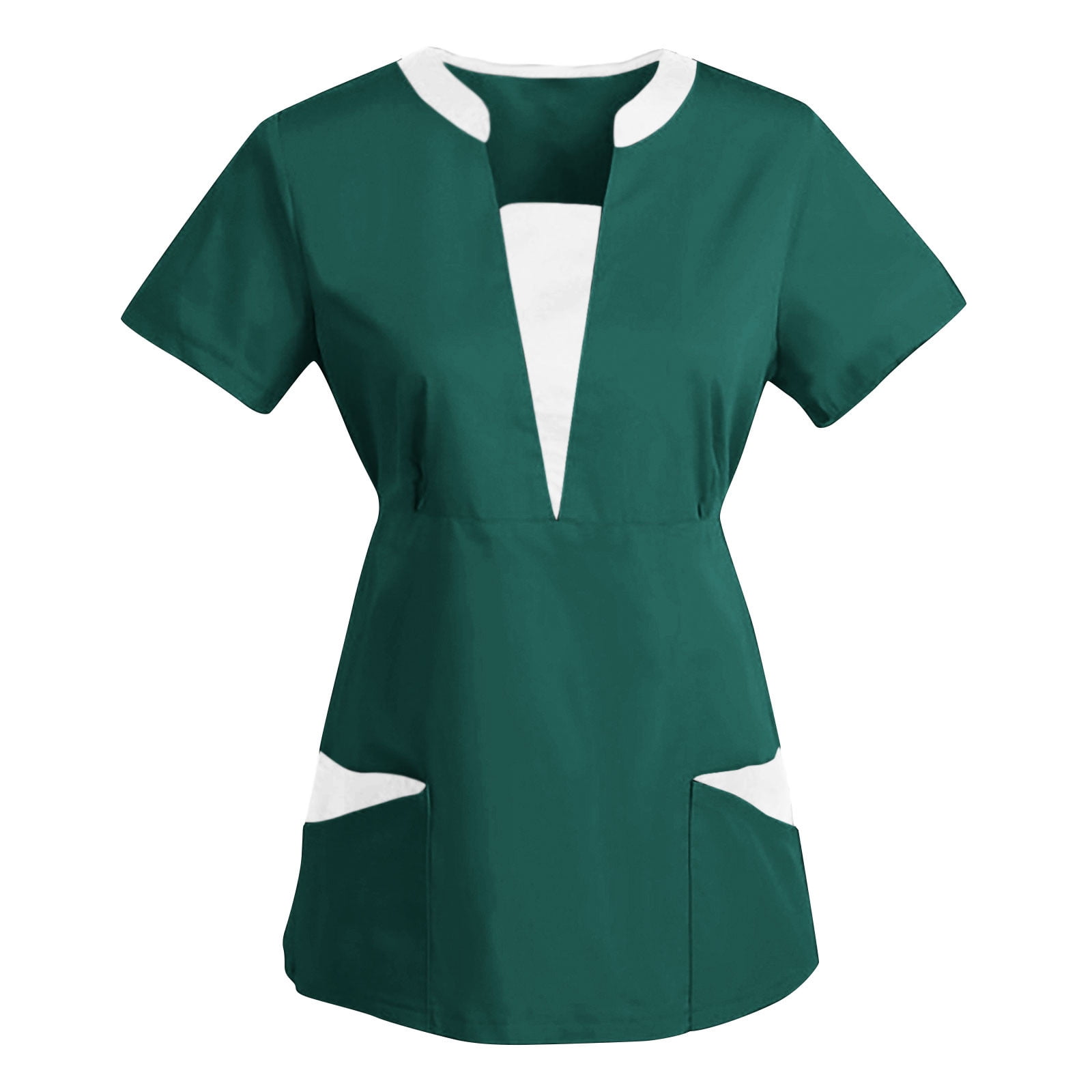 Mrasaso Nursing Scrub Tops for Women Lightweight Housekeeping Uniforms ...