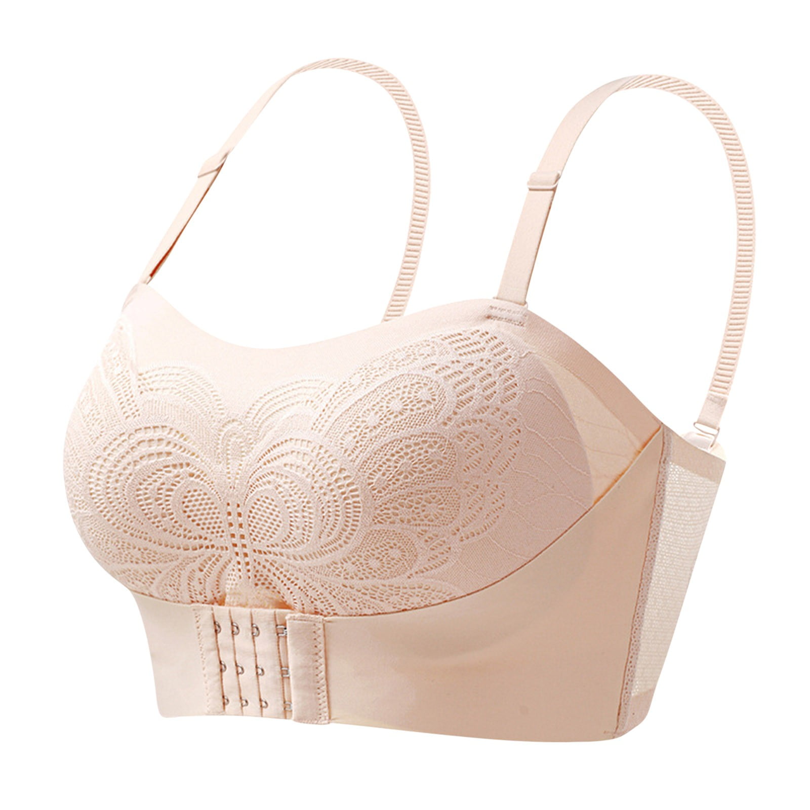 Mrat Bras for Women Adjustable Straps Women Strapless Bra Front Buckle ...
