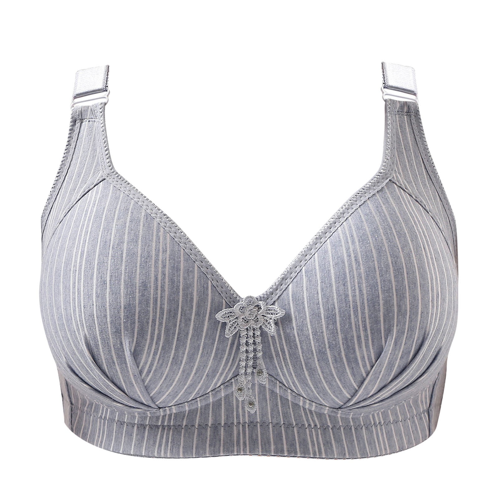 Mrat Clearance Bras for Large Breasts Womens Printed Push up Pad ...