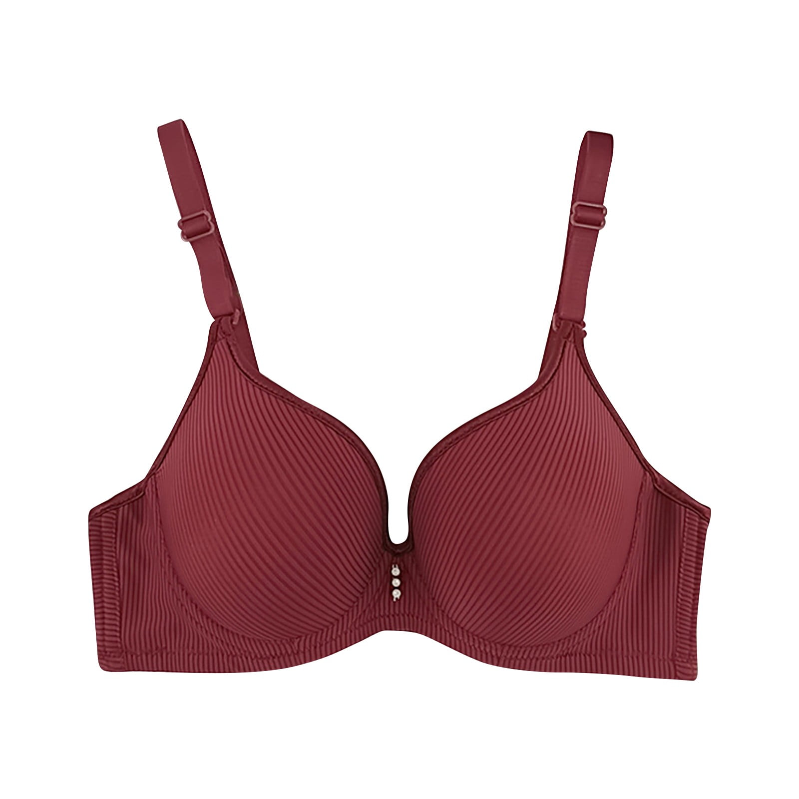 Mrat Clearance Front Closure Bras for Women Lace Beauty Back Solid ...