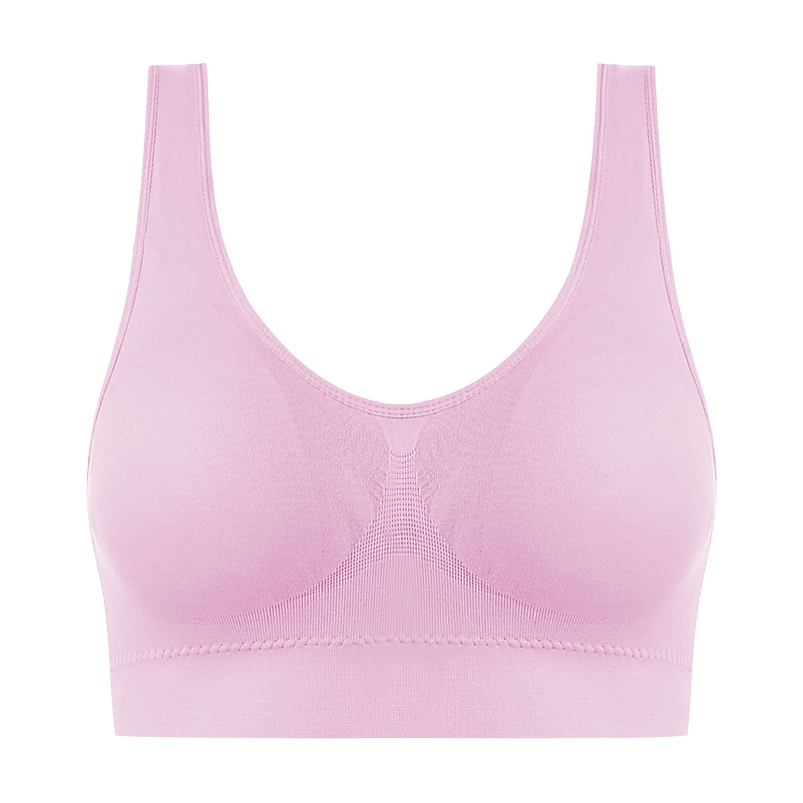 Mrat Racerback Bras for Women Ladies Traceless Comfortable One-Piece ...