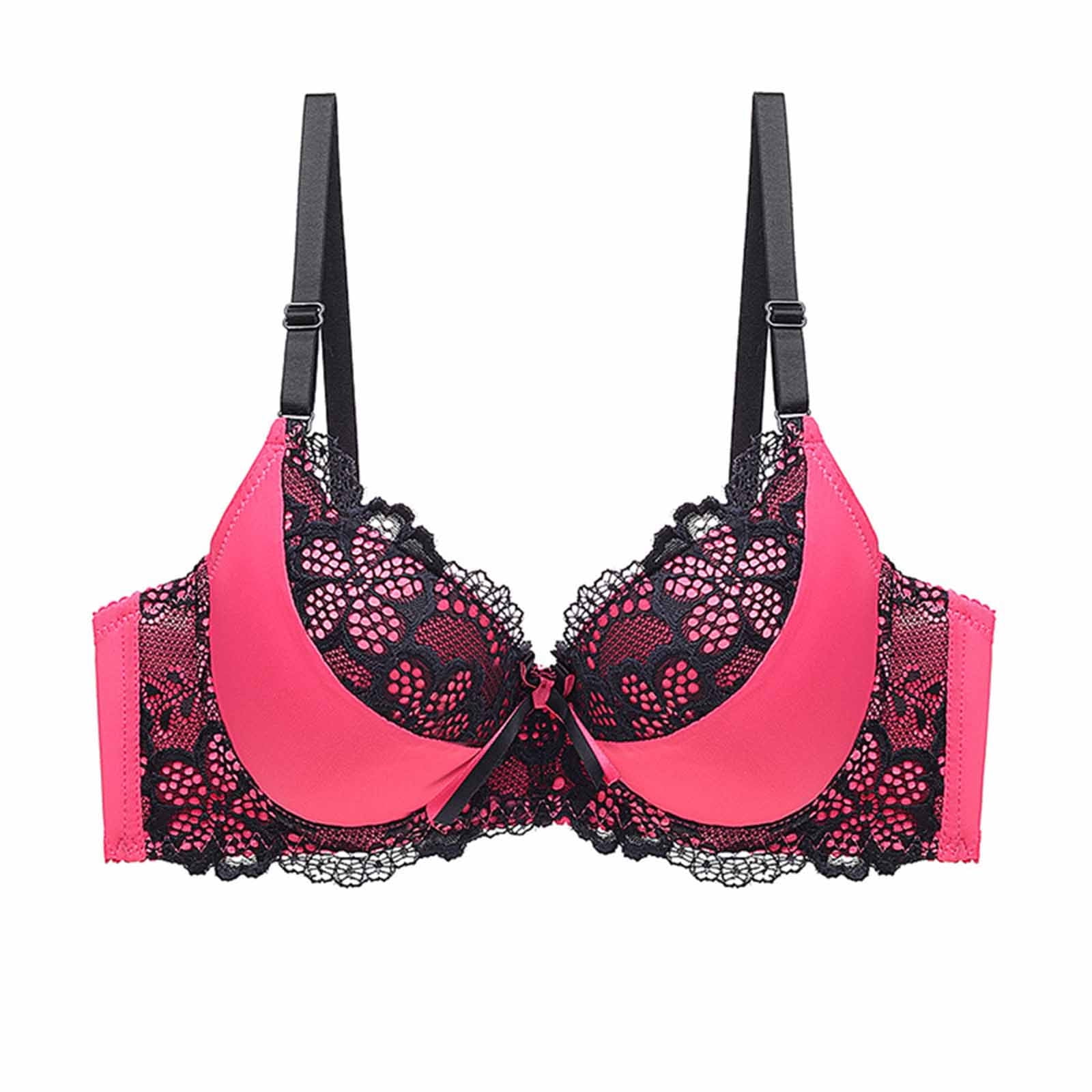 Mrat Clearance Women's Front Close Bras for Older Women Lace with Color ...