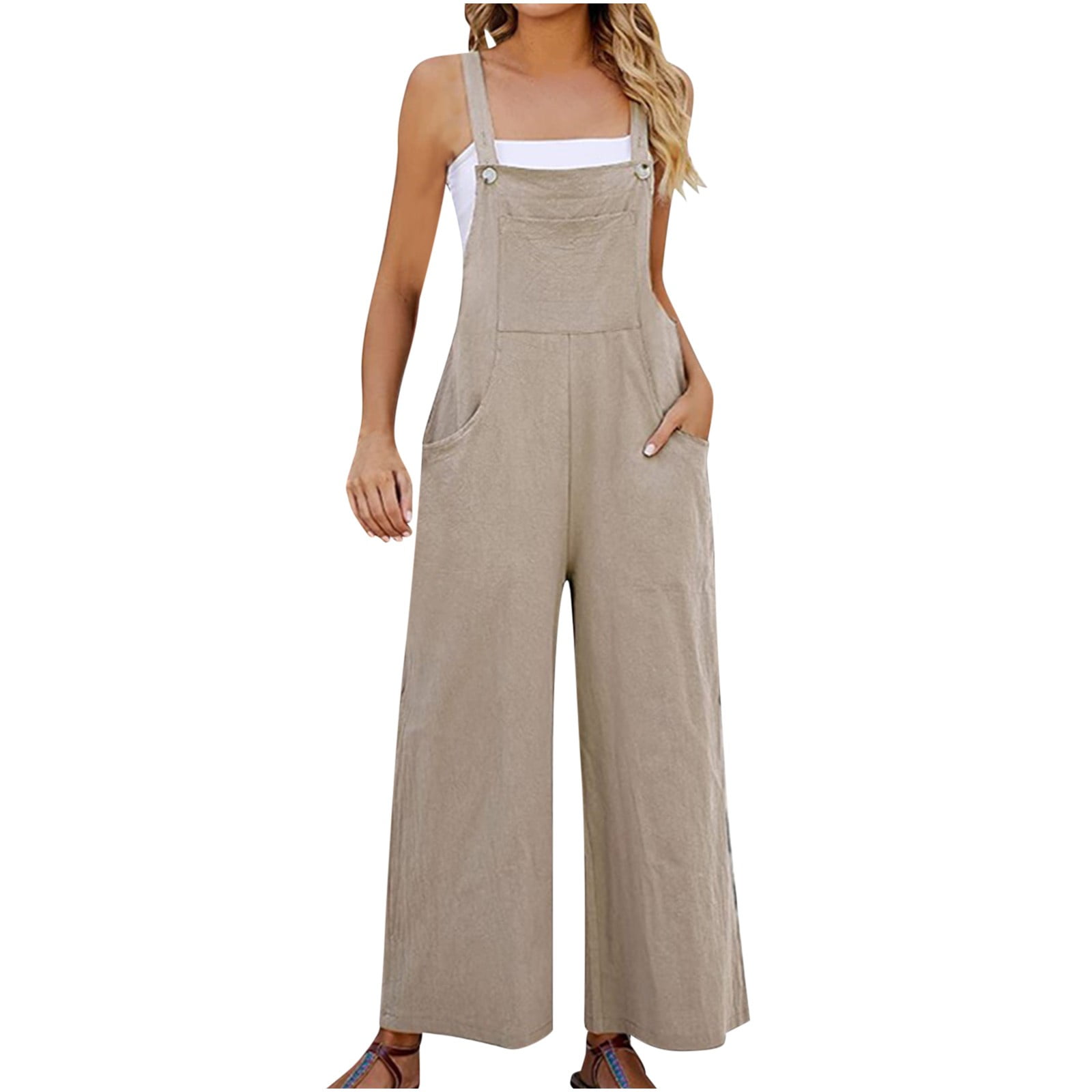 Mrat Denim Jumpsuits Woman Spring Summerl Solid Color Trendy ...