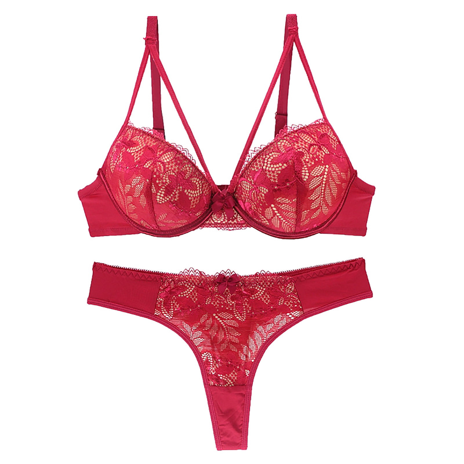 Mrat Lingerie Sets Garter Belt Lingerie Set Womens Lingerie Set Lace Bra And Panties Summer