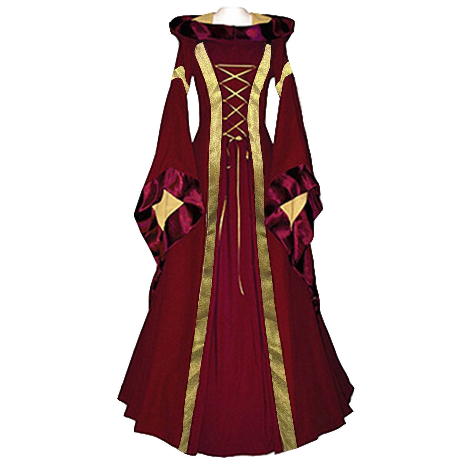 Mrat Plus Size Medieval Dress, Renaissance Princess Costume for Women ...