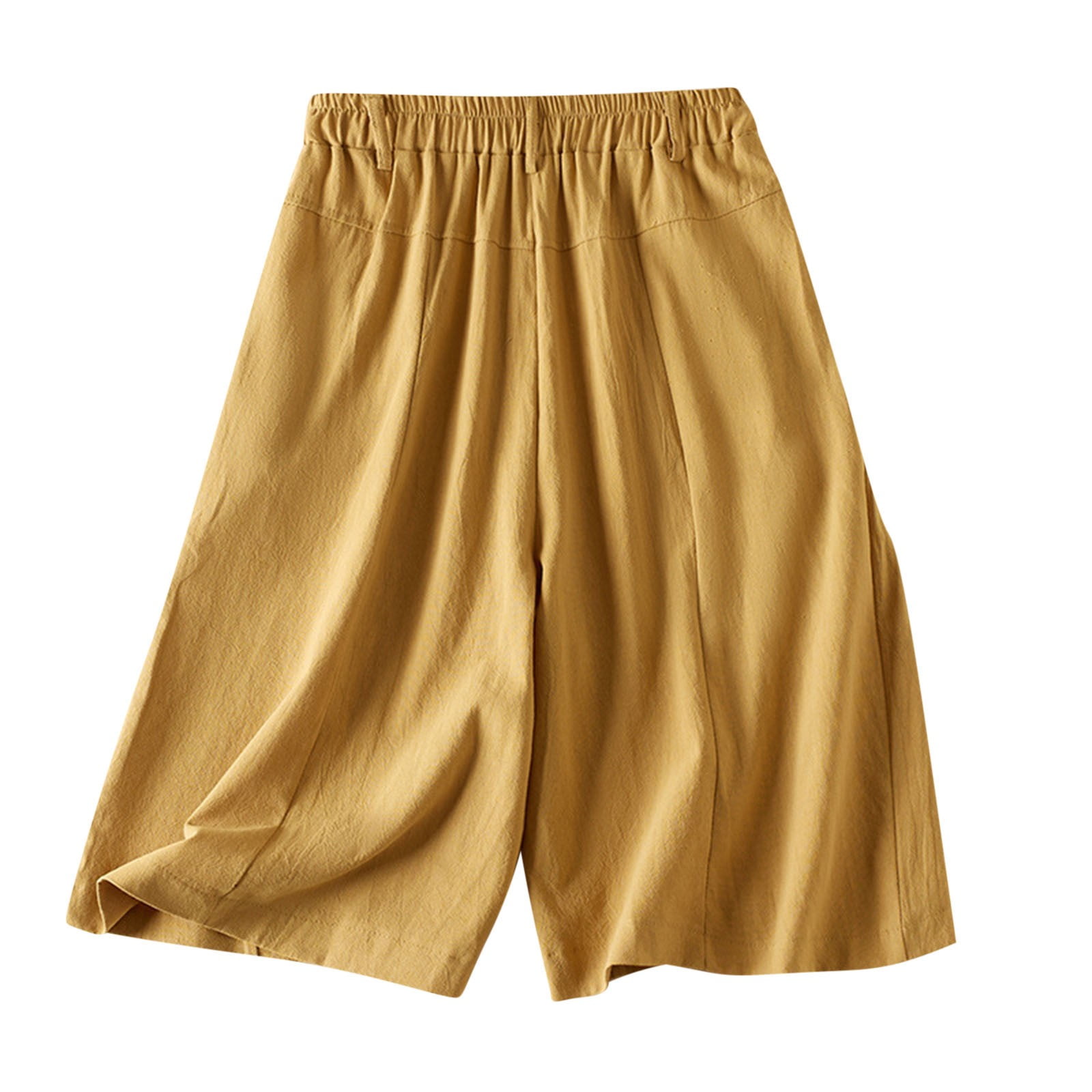 Mrat Pull On Half Short for Women Womens Summer Solid Color Leisure ...