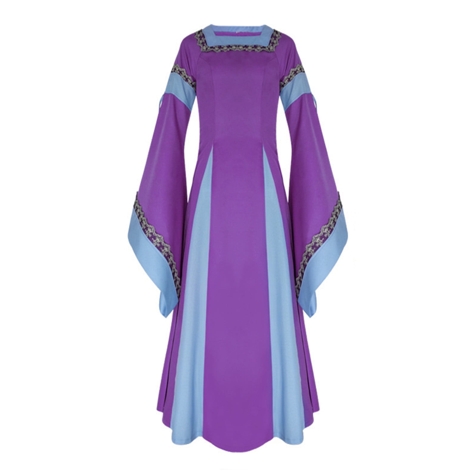 Mrat Renaissance Dress for Women Dress up Halloween Medieval Costume ...