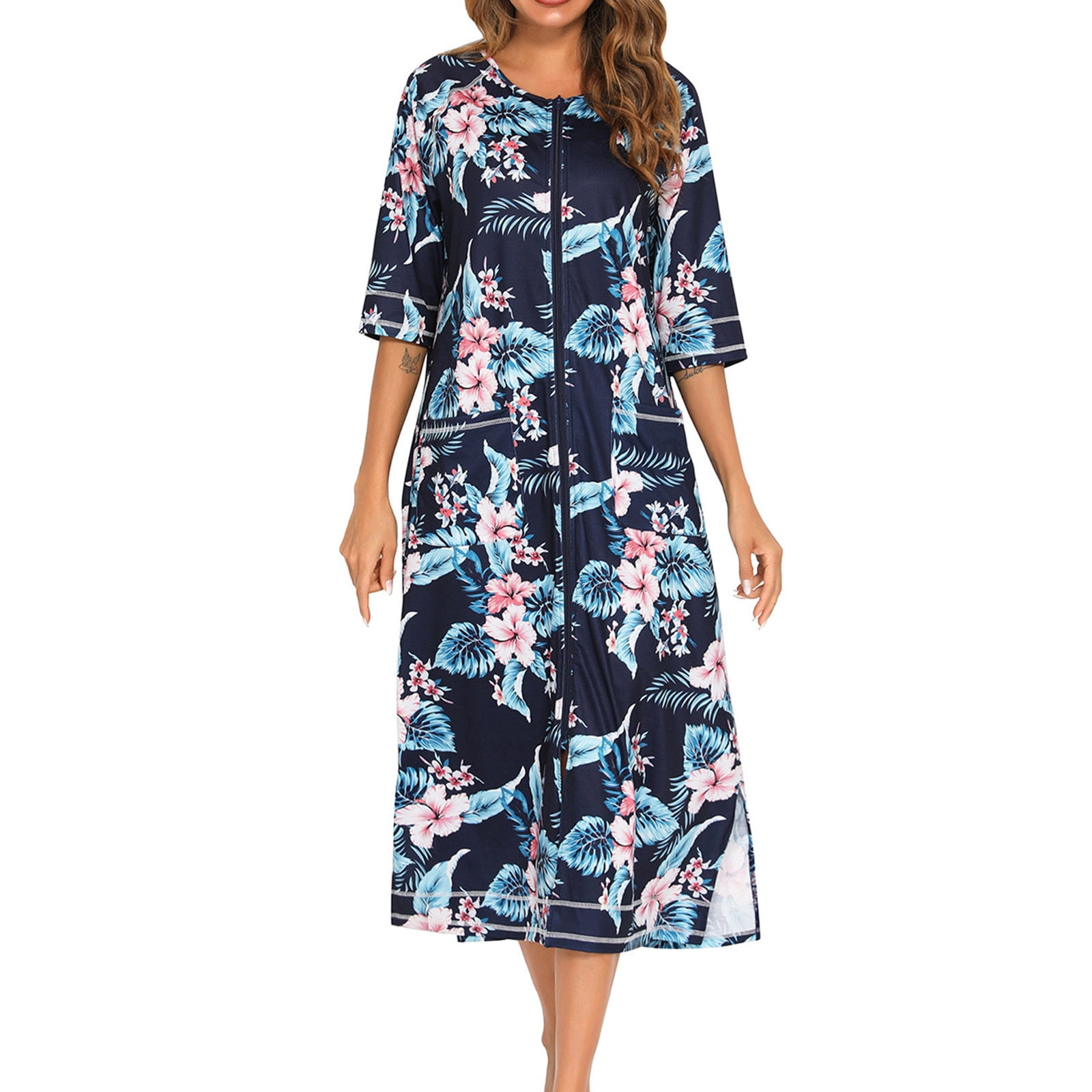 Mrat Robes Women's 2 Piece Sleep Set Ladies Winter Warm Nightgown ...