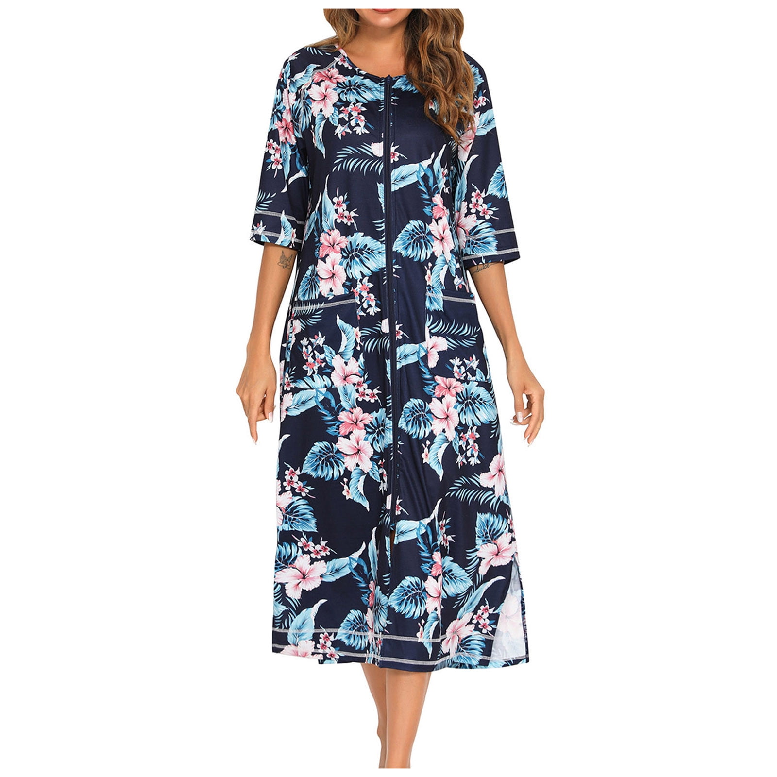 Mrat Sleepwear Sets for Women Winter Warm Nightgown Lingerie Robe ...