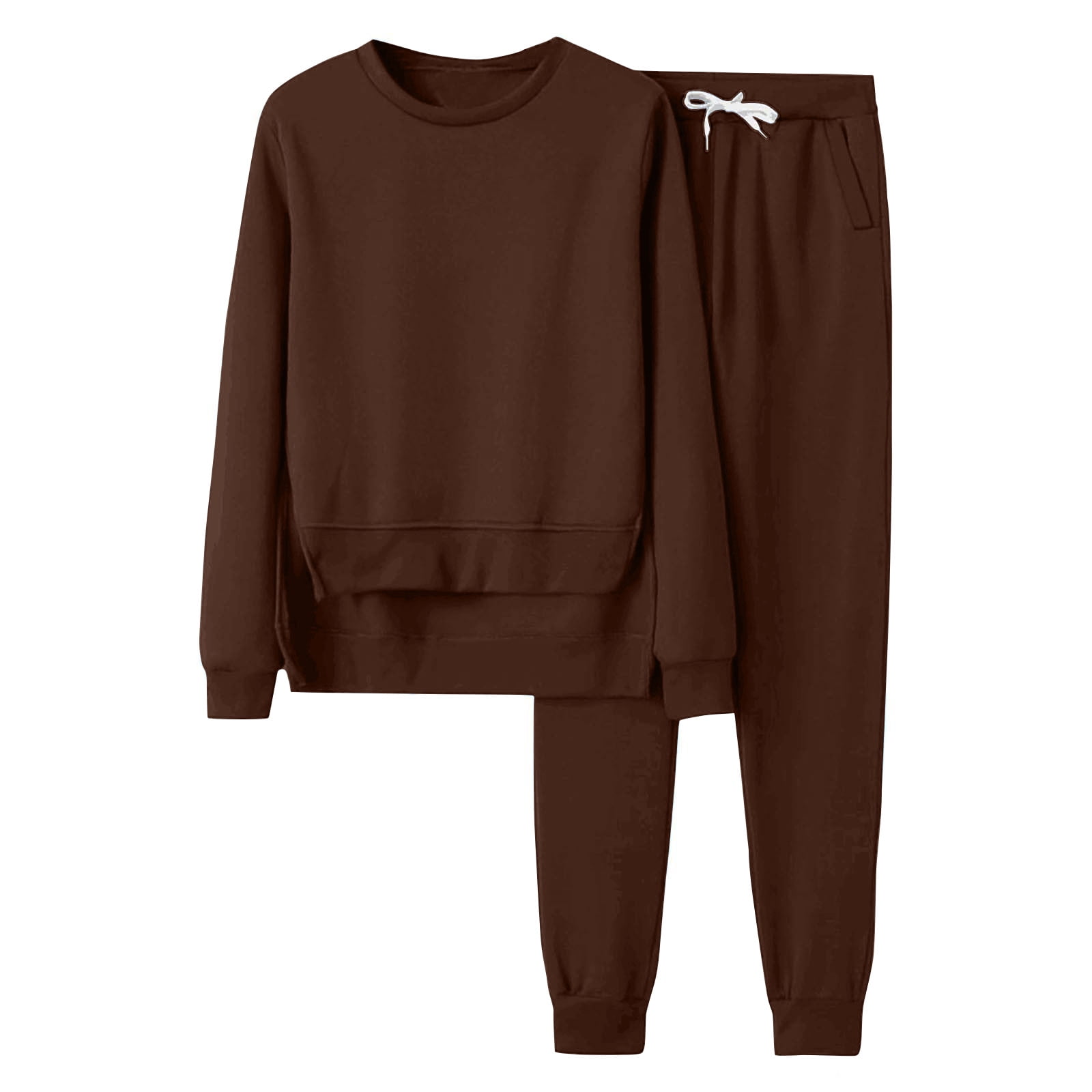 Mrat Two Piece Sweatsuit Sets New Sweatsuits for Women Fashion Jogger ...