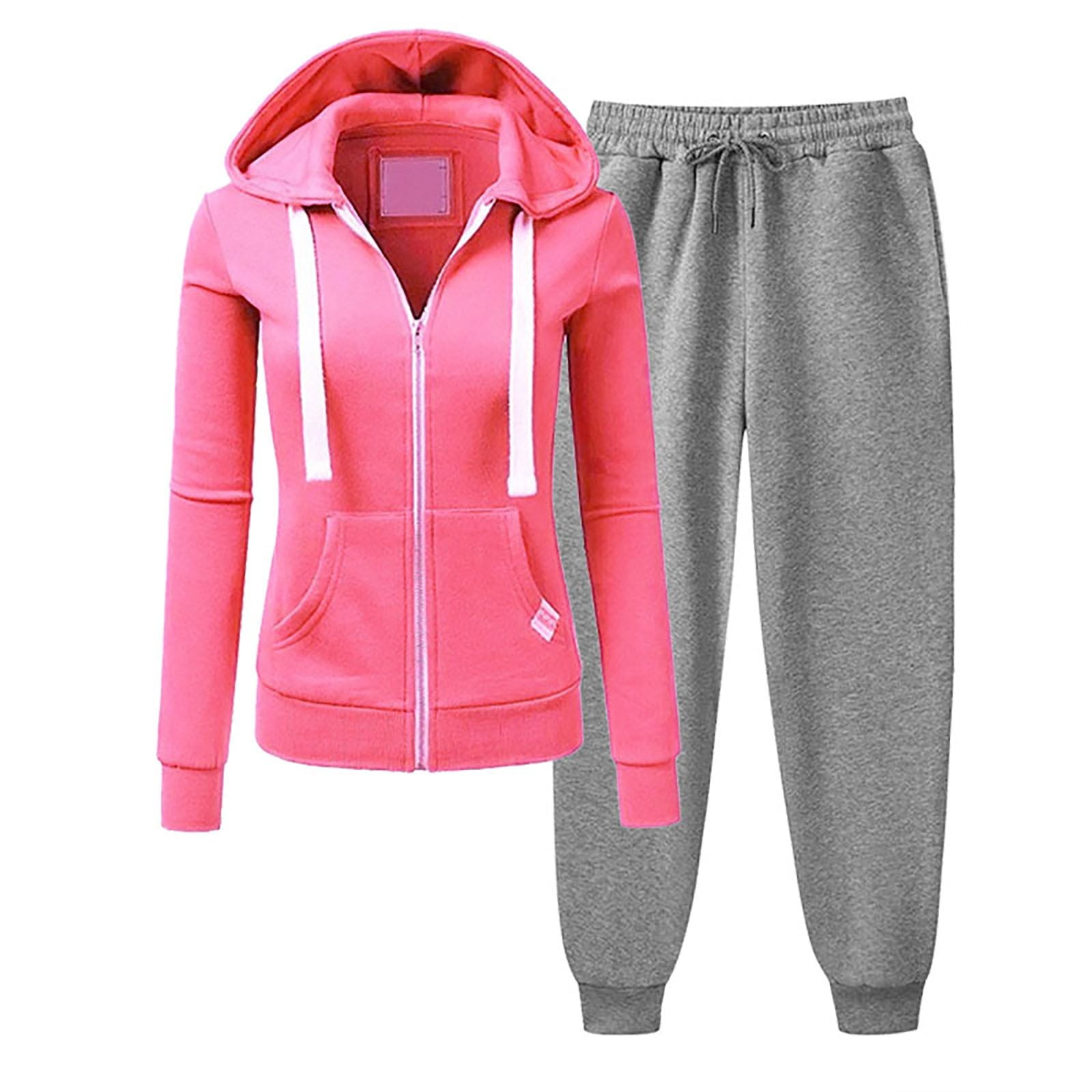 Mrat Woman Sweat Suits 2 Piece Set Matching Sets Sweatsuit Sweat Velvet ...