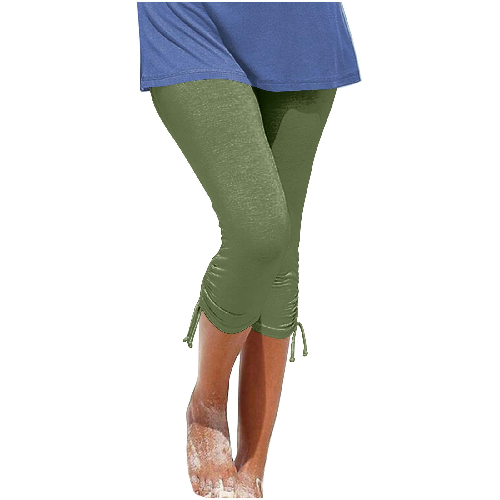 Mrat Women's Boho High Waisted Pants Women's Fashion Solid Color ...