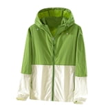 Mrat Women's Sun Jacket Lightweight Hooded Windbreaker Packable Active ...