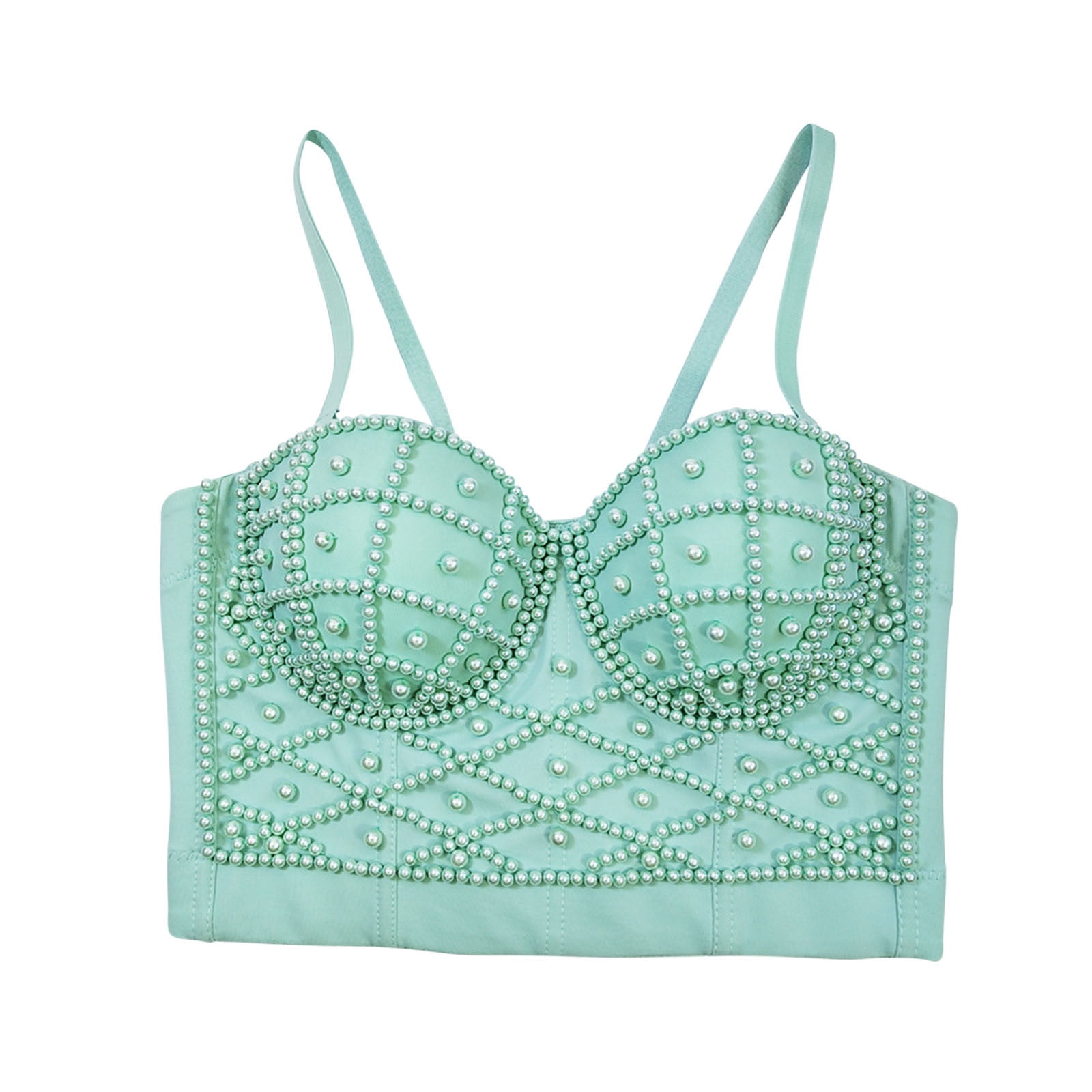 Mrat Womens Bralette Back-Smoothing Woman'S Printing Gathered Together ...