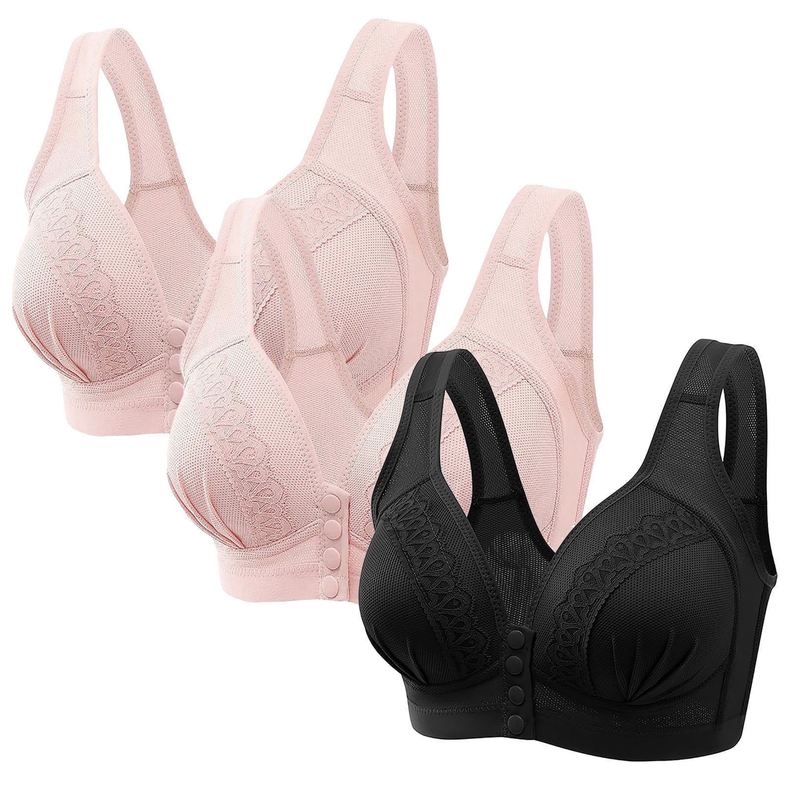 Mrat Womens Bras Front Close Bras Women No Underwire Bra Style M-790 ...