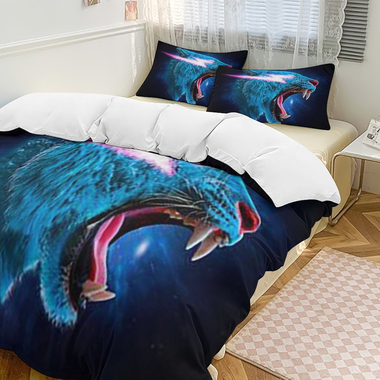 Mrbeast 3 Piece Bedding Set Cartoon Comforter Set Cute Duvet Cover Sets ...