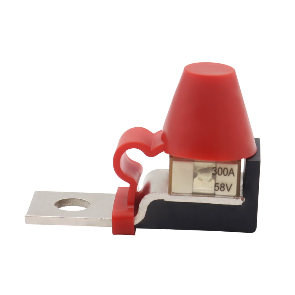 Mrbf Terminal Fuse Block Kit 58V with-Cap 60 to 300A Terminal Fuse Holder for Automobiles Cranes ...