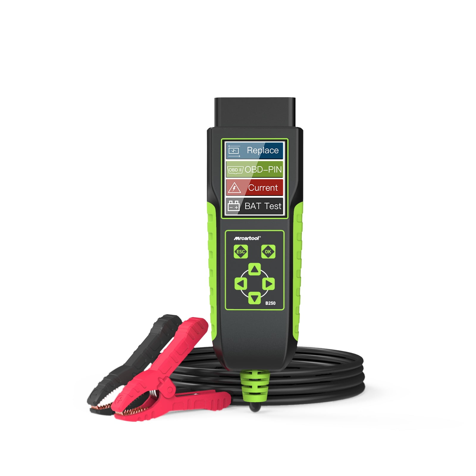MRCARTOOL Automotive Battery Tester Diagnostic OBD Voltage Test Current ...