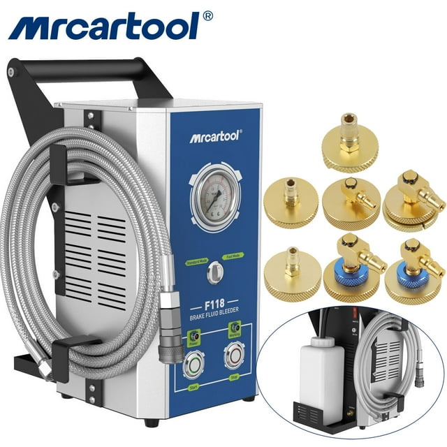 Mrcartool Brake Bleeder Kit Automotive F118 Electric Brake Fluid Oil ...
