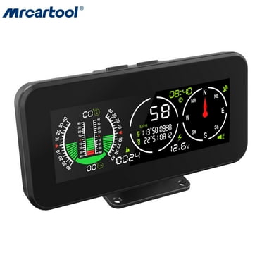 85mm GPS Speedometer 0-125 MPH 0-200 MPH Tachometer Left Right ...
