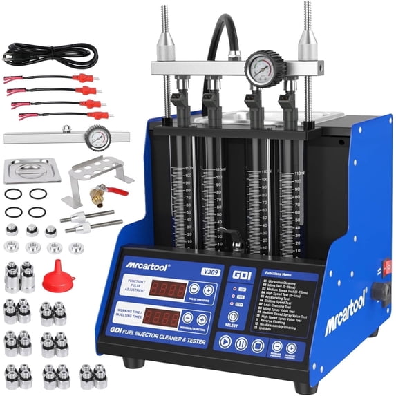 Mrcartool V309 Ultrasonic GDI Fuel Injector Cleaner and Tester for ...
