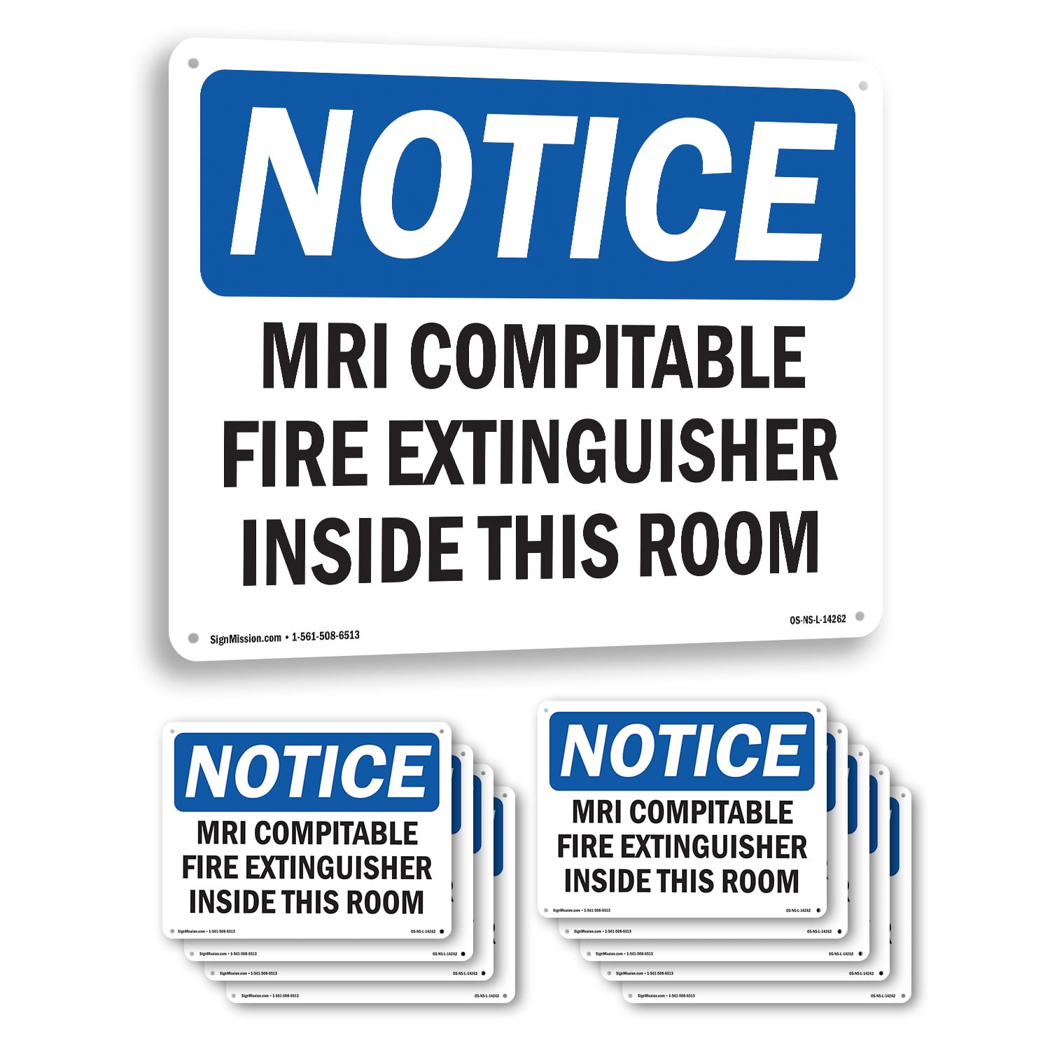 Mri Compatible Fire Extinguisher Inside Mri Room OSHA Notice Rigid ...