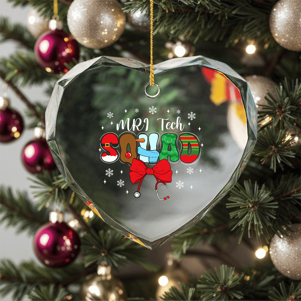 Mri Tech Squad Bow Stethoscope Cute Ornament, Indoor Decoration #1510 ...