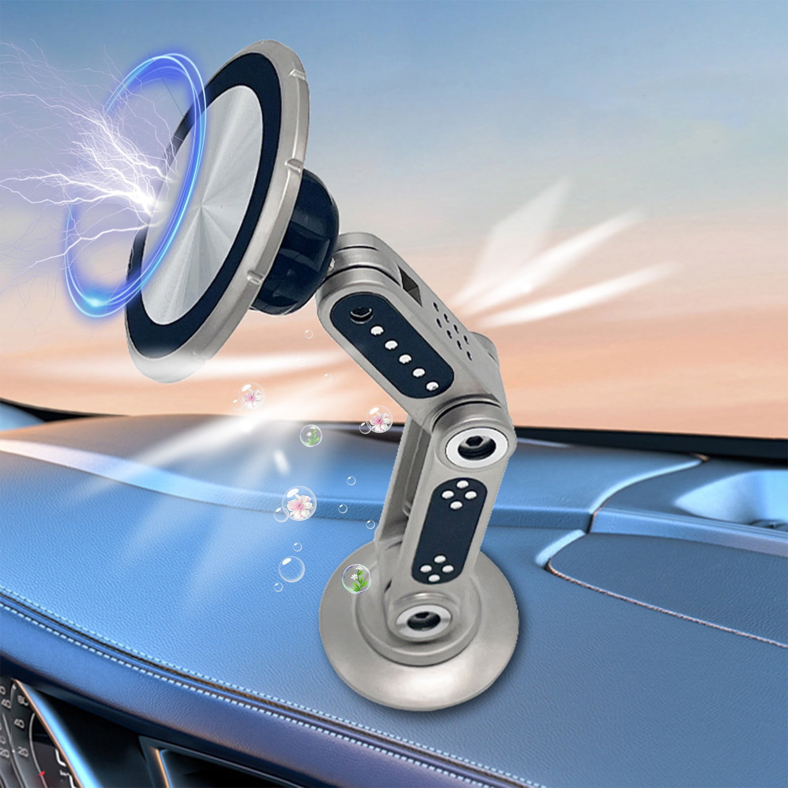 Mrmaere 2in1 Car Phone Stand with Aromatherapy Diffuser, Adjustable ...