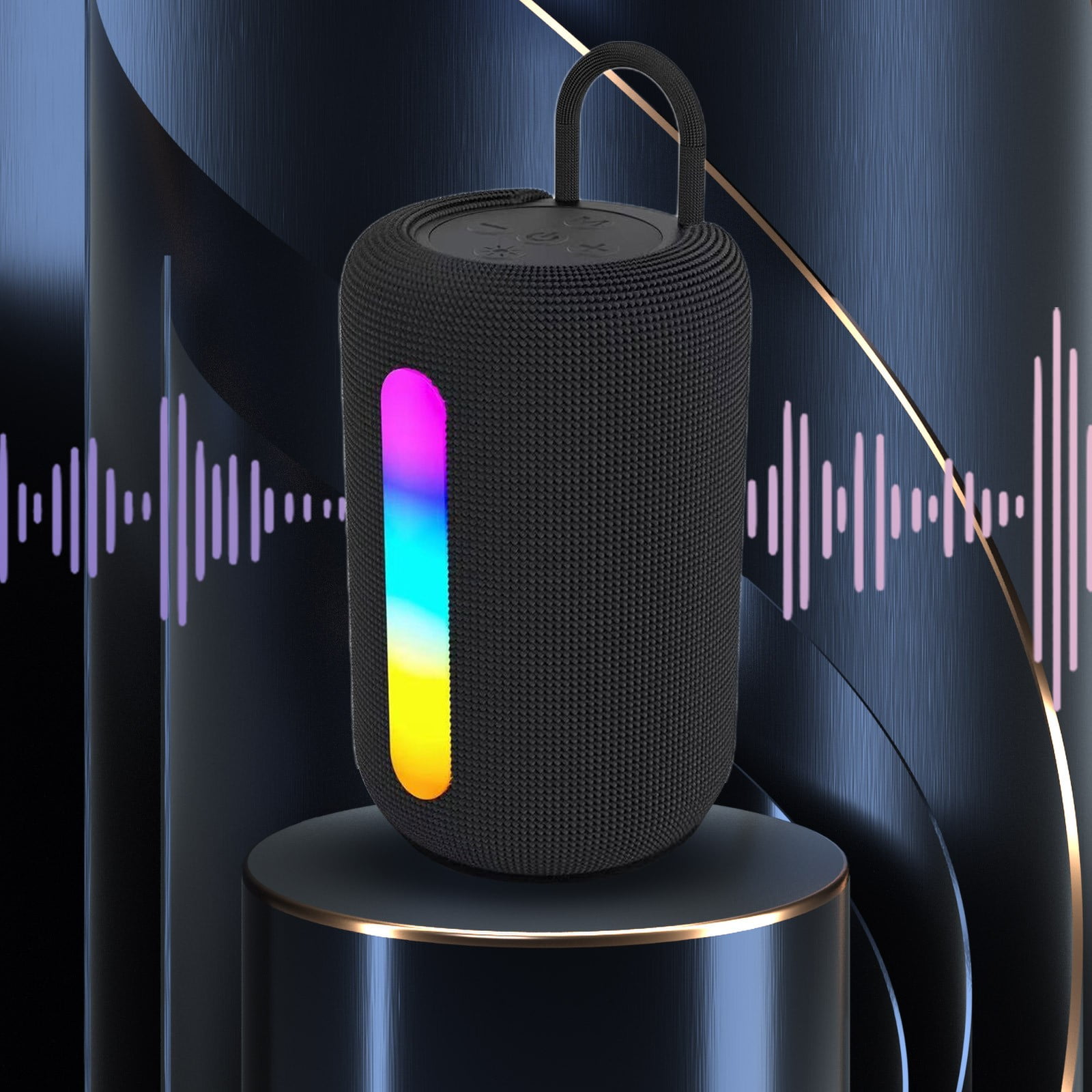 Mrmaere Bluetooth 5.3 Wireless Speaker Outdoor Convenient Portable RGB ...