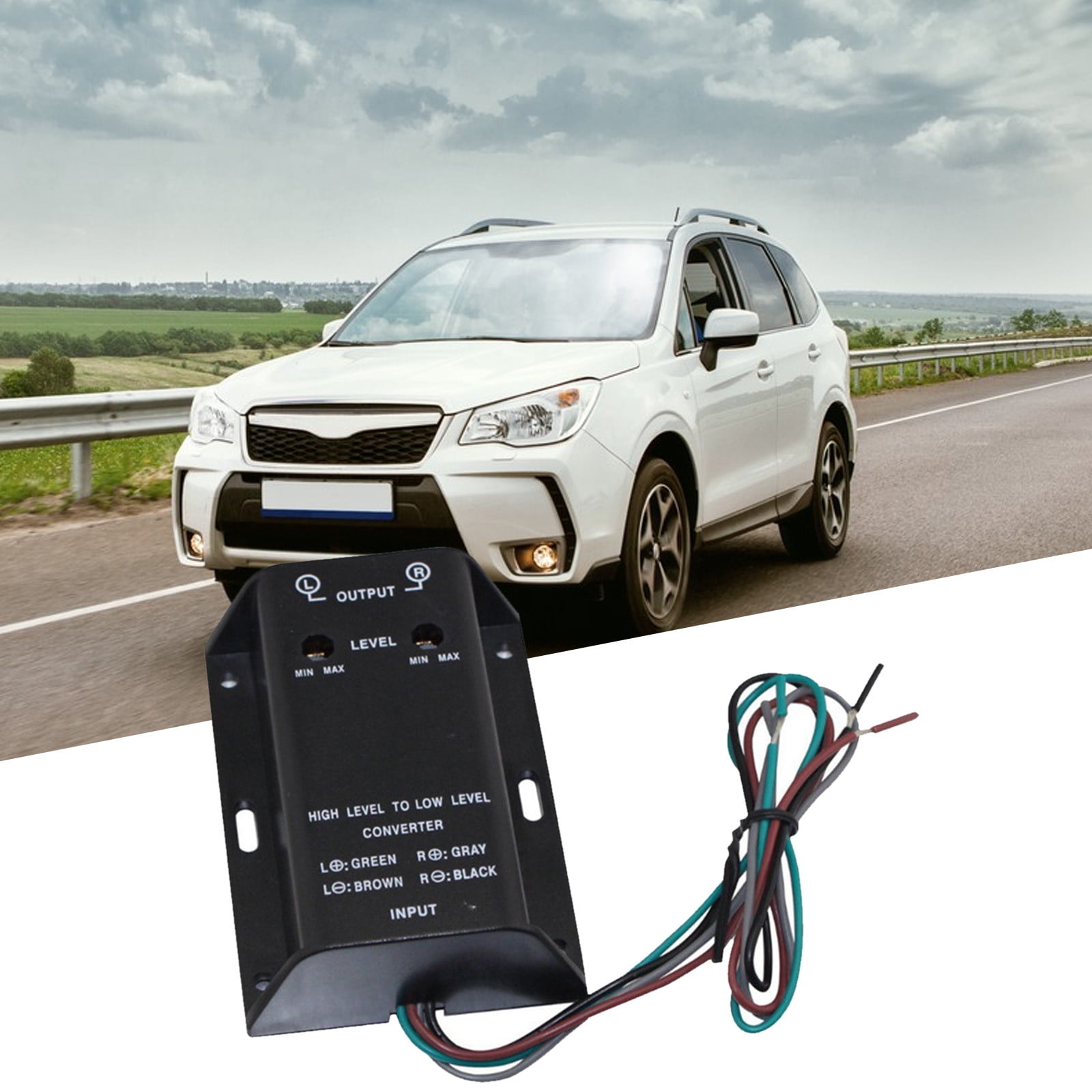 Mrmaere Car Line Output Converter Adjustable Amplifier Add-On Module ...