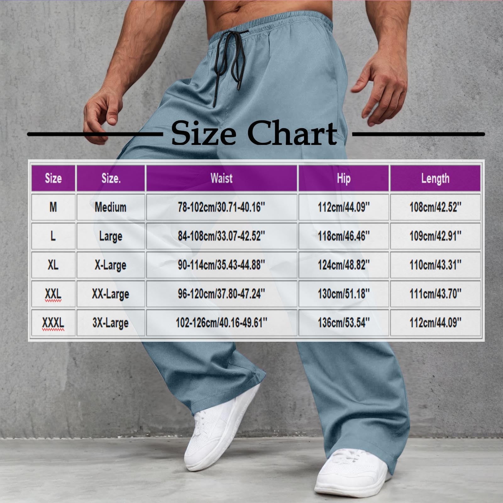 Mrmaere Men’s Cuffed Multi Pocket Cargo Pants Long Leg Sturdy Fabric ...