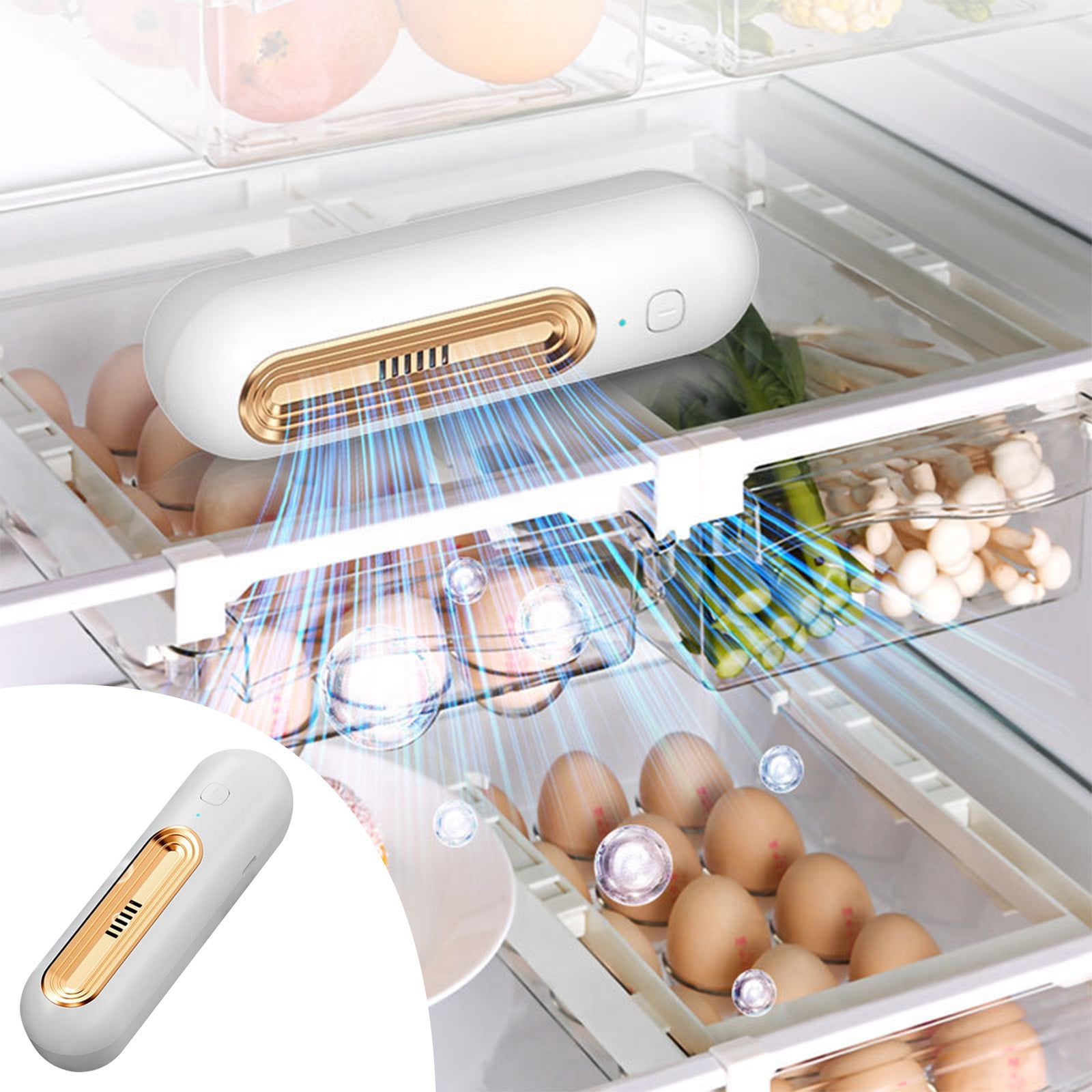 Mrmaere Mini USB Fridge Deodorizer Rechargeable Refrigerator Odor ...