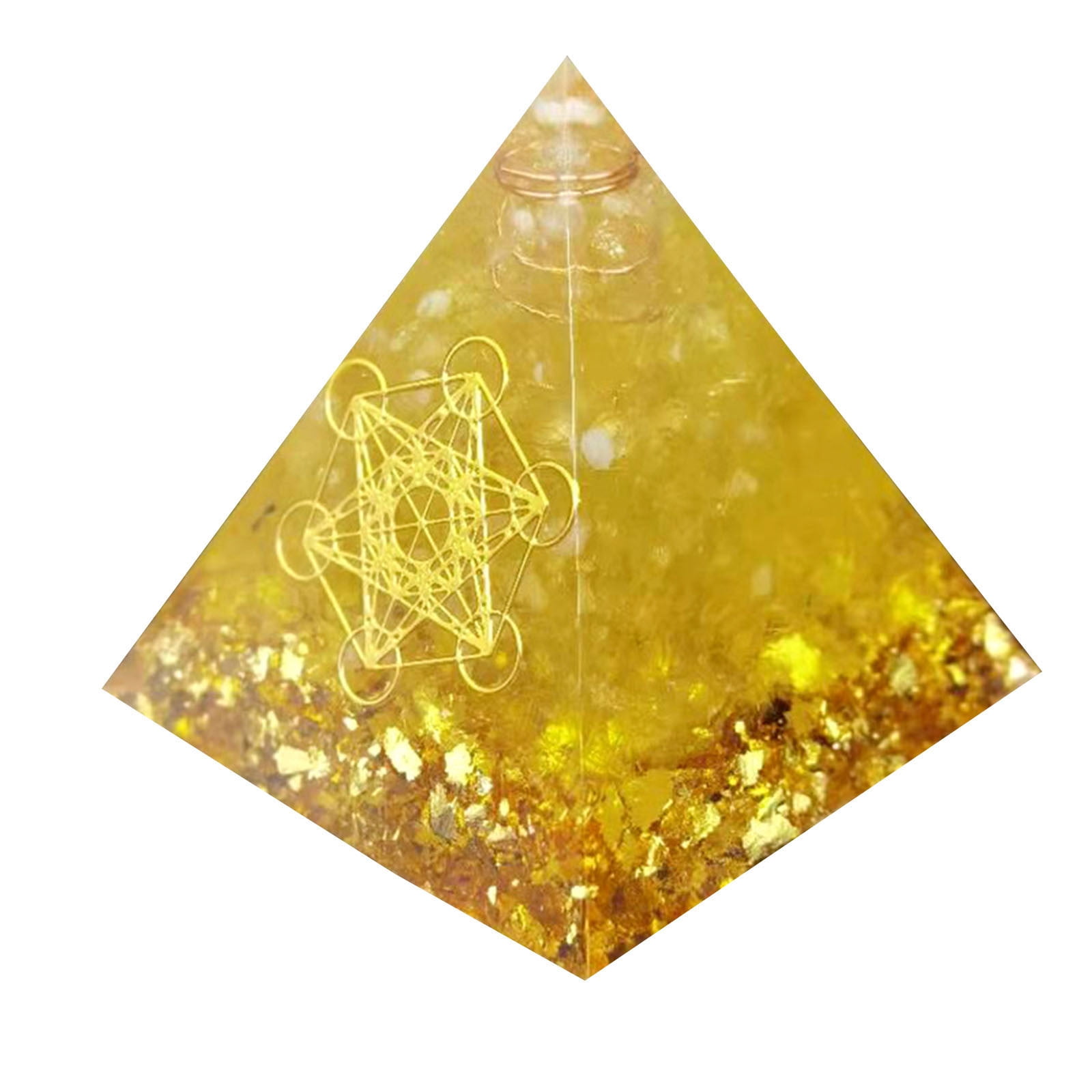 Mrmaere Orgone Pyramid Extra Large ，Orgone Energy Pyramid with Citrine ...