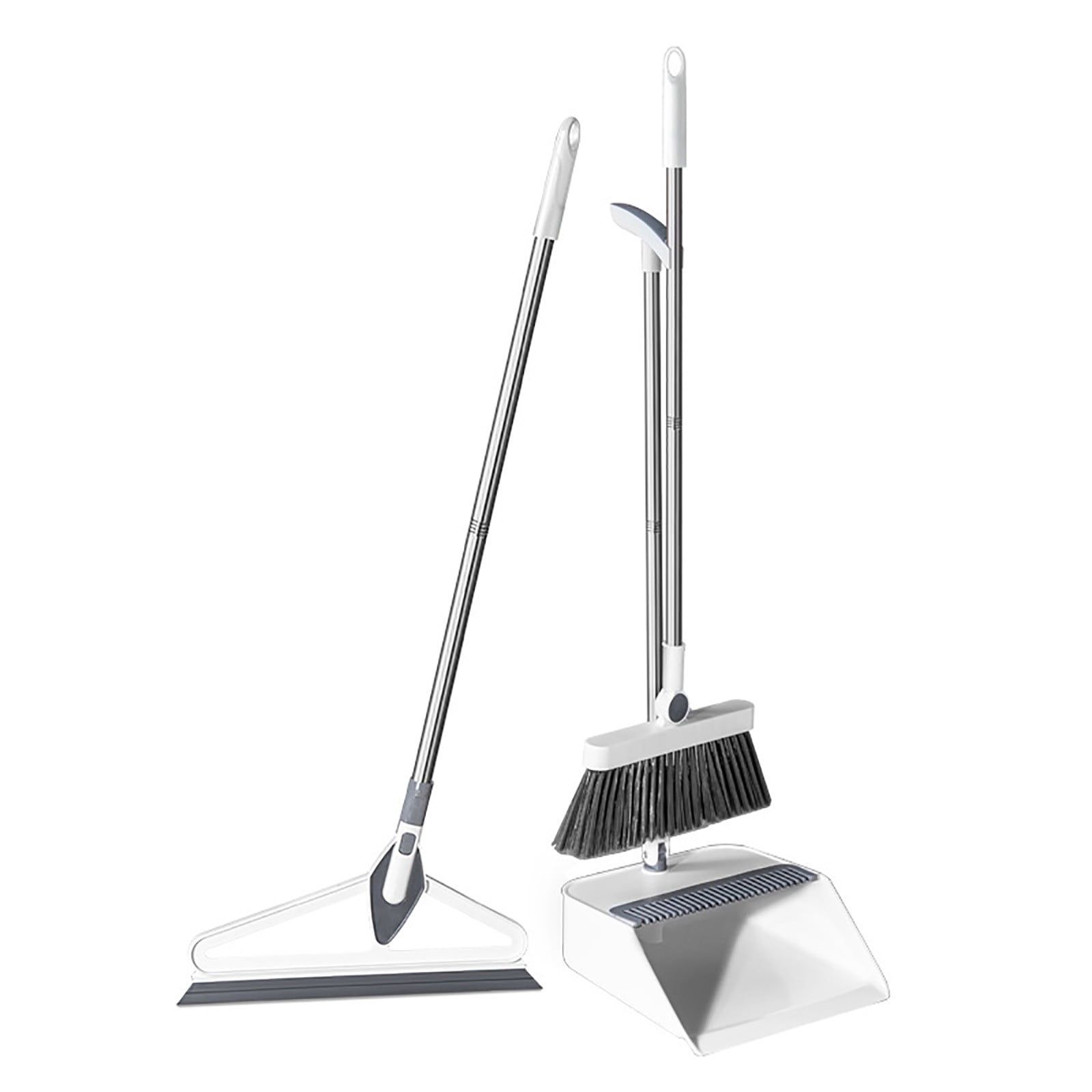 Mrmaere Set Home Sweeping Non Stick Dustpan Adjustable Angle Hair ...