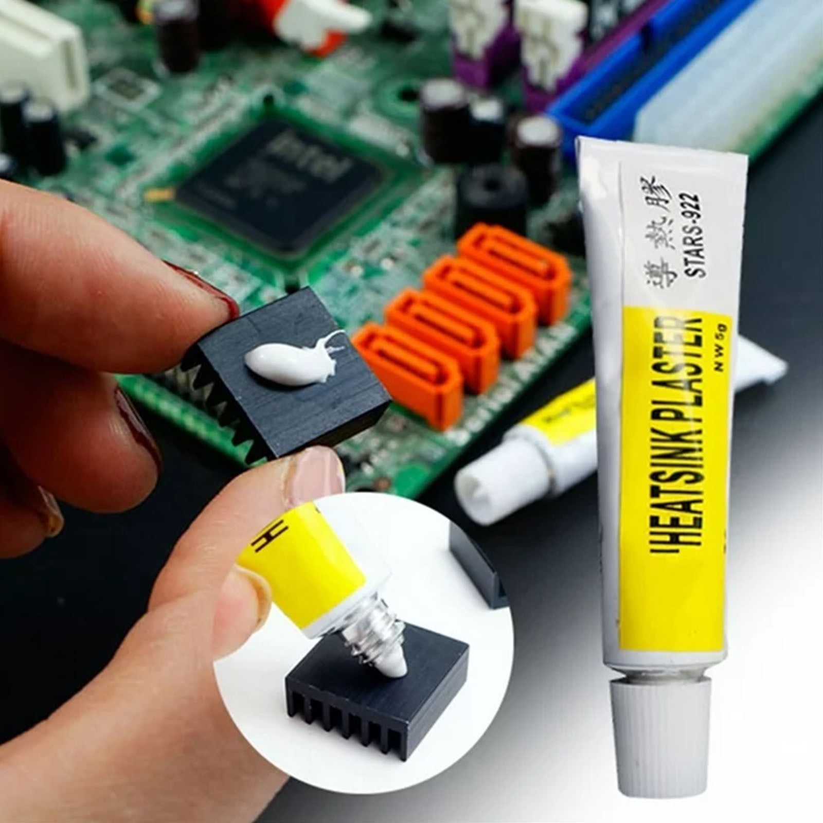 Mrmaere Thermal Adhesive Heatsink Conductive Plaster Glue Set - 5g ...
