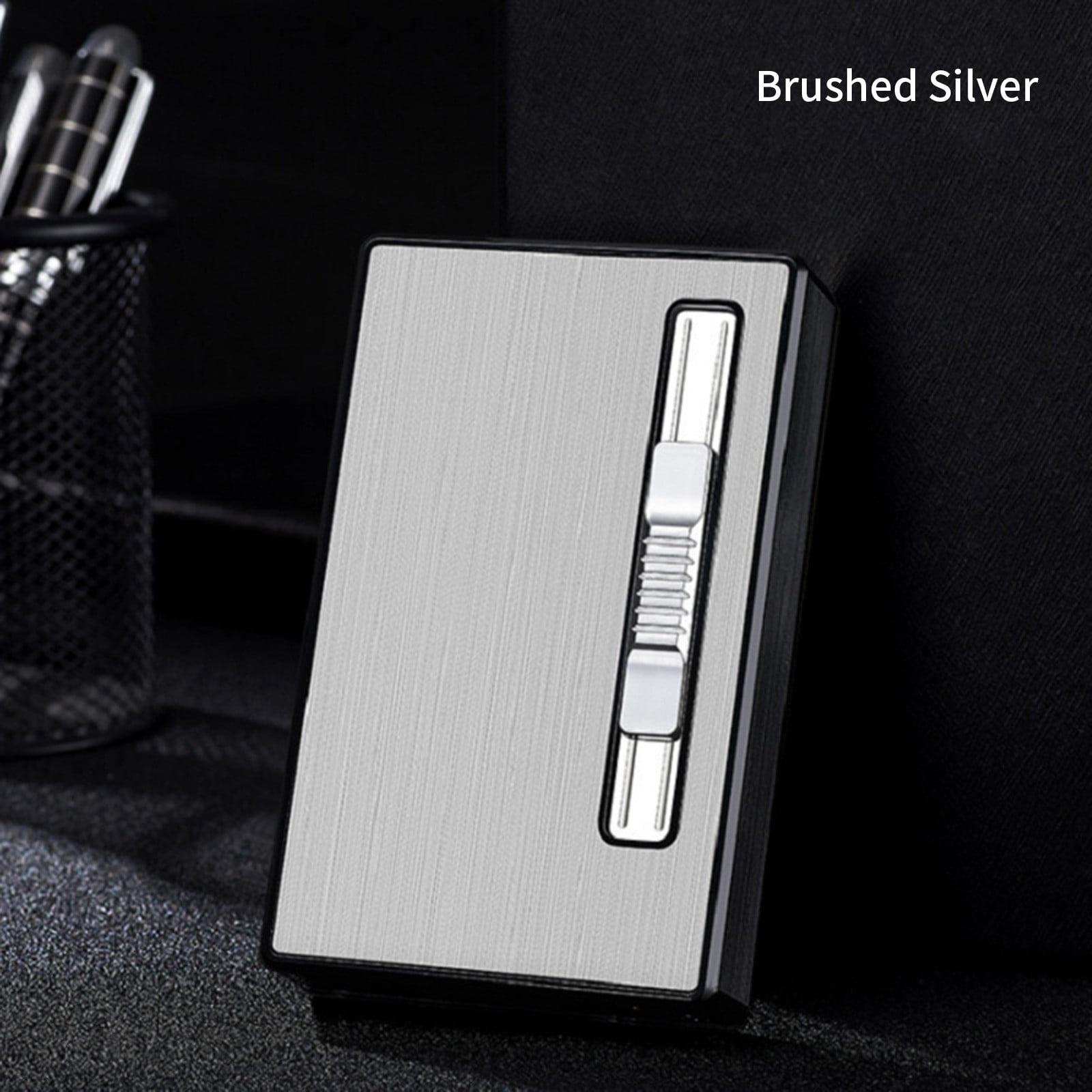 Mrmaere Windproof Refillable Butane Torch Lighter Case; Automatic ...