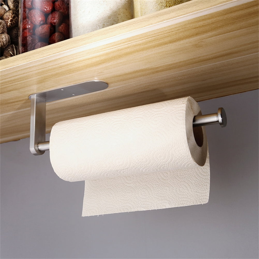 Mrmosy Paper Towel Holders Wall Mount Kitchen Paper Holder Under ...