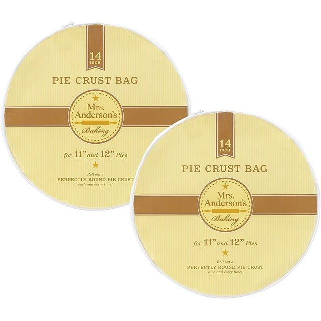 Mrs. Anderson’s Baking Easy No-Mess Pie Crust Maker Bag, BPA Free, 14 ...