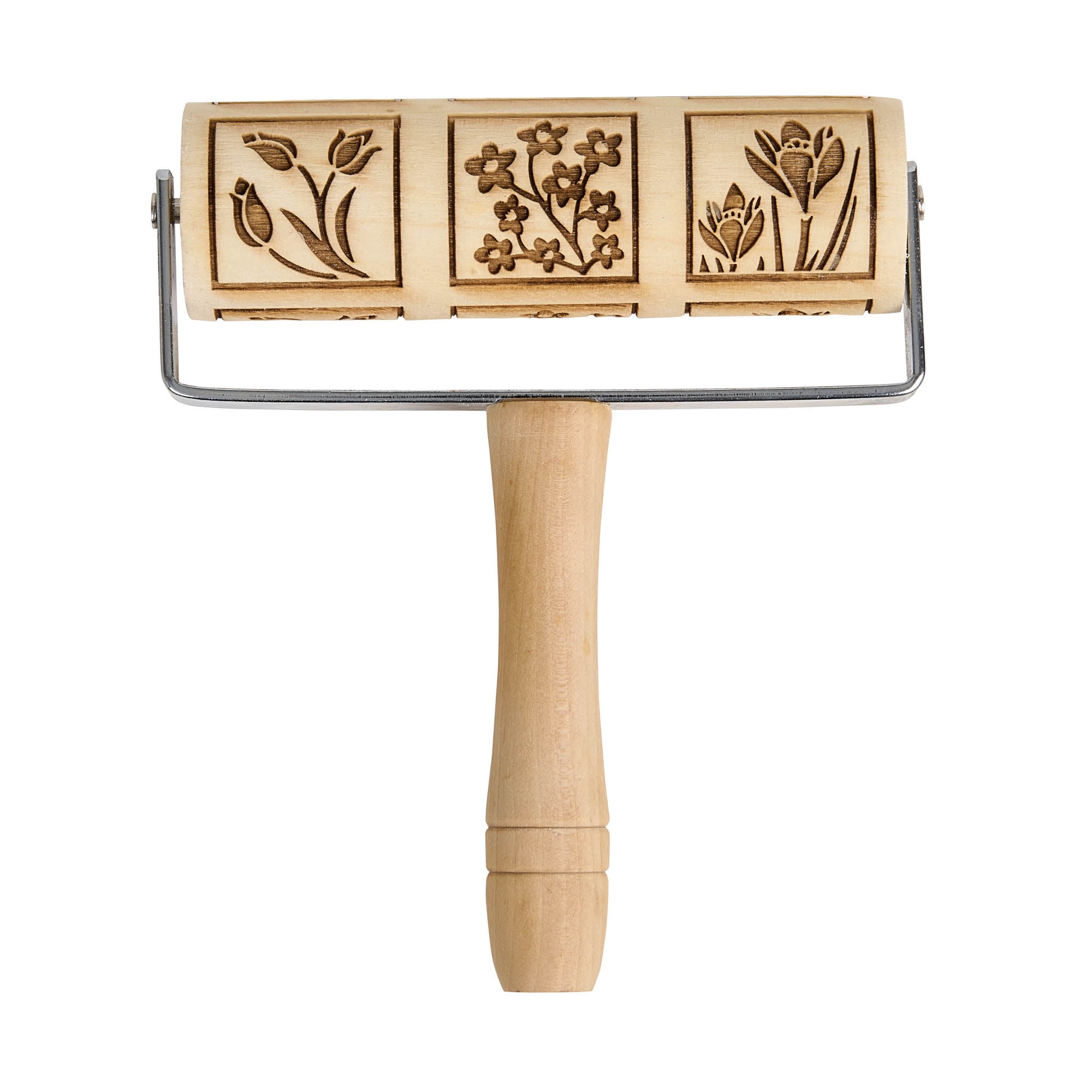 Mrs. Anderson's Baking Mini Embossing Rolling Pin, Spring Flowers ...