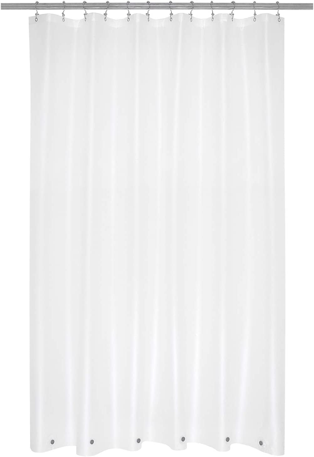 Mrs Awesome Extra Long Shower Curtain Liner with 6 Magnets 72 x 84 inch ...