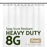 "Mrs Awesome Extra Long Shower Curtain Liner, PEVA, Heavy Duty, 6 ...