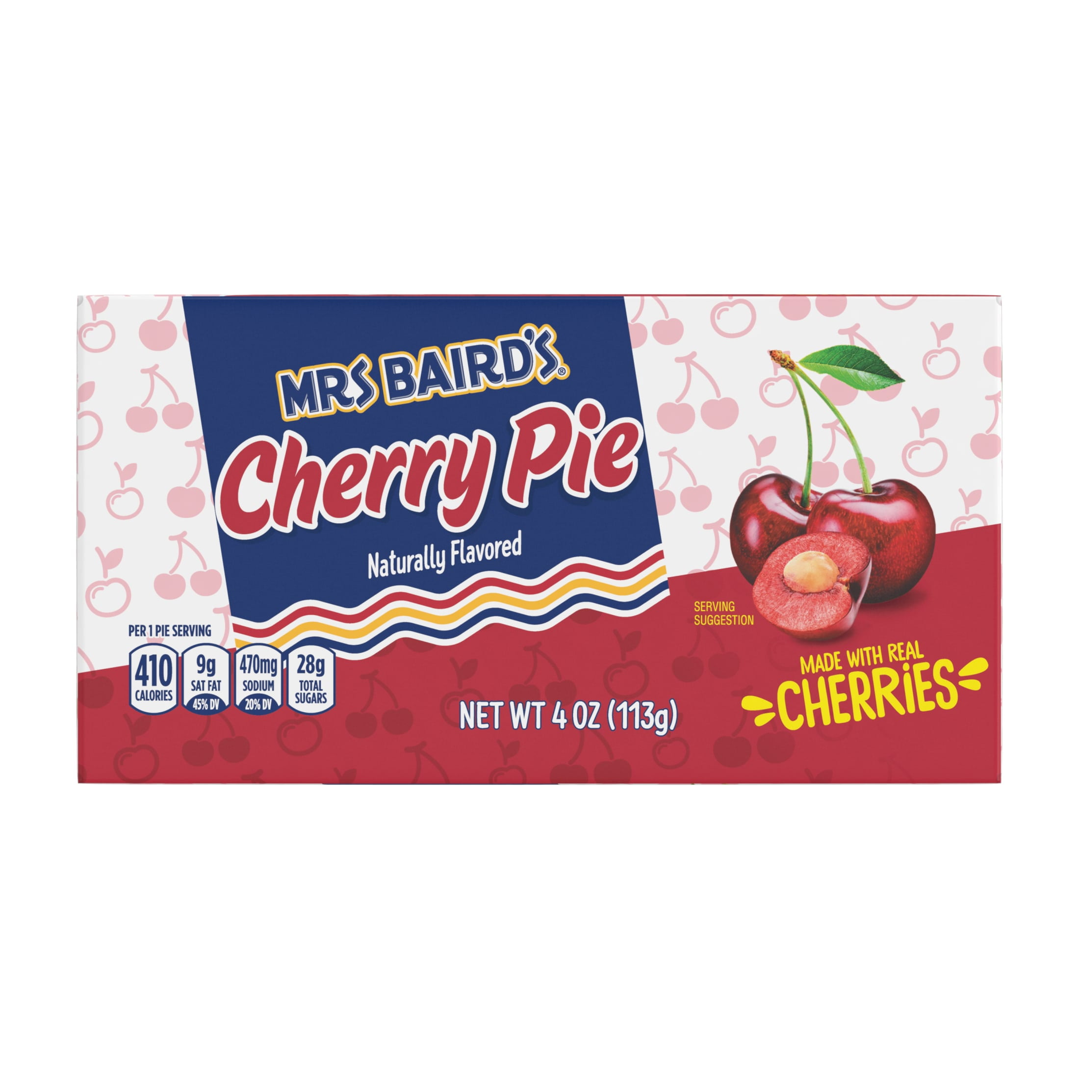 (4 pack) Mrs Baird's Cherry Pie, 4 oz, Mini Pies, Box - Walmart.com