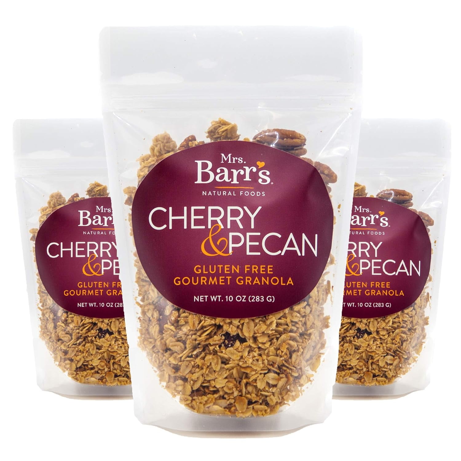 Mrs. Barr’s Natural Foods Granola | Cherry & Pecan | Certified Organic ...