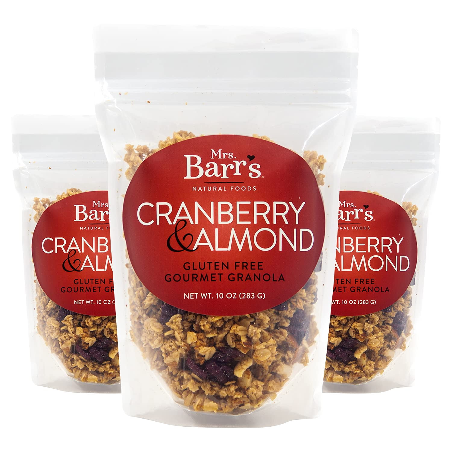 Mrs. Barr’s Natural Foods Granola | Cranberry & Almond | Certified ...