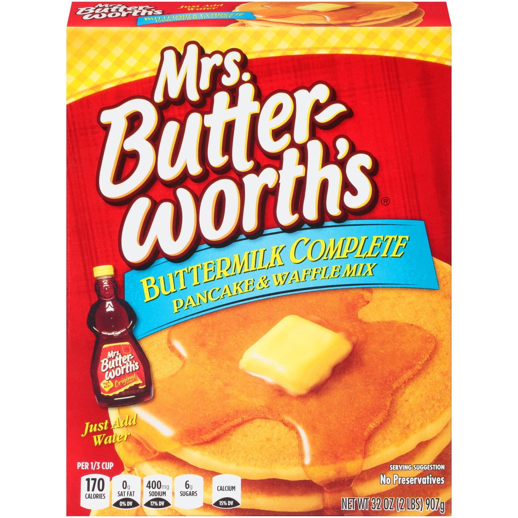 Mrs. Butterworth Buttermilk Pancake Mix , 2 Pound -- 12 Case - Walmart.com