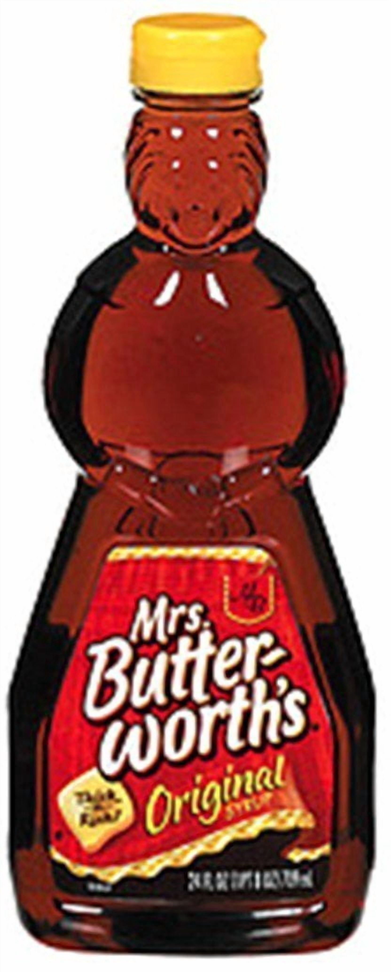 Mrs. Butterworth's Original Syrup Bottle, 24 oz - Case of 12 - Walmart.com