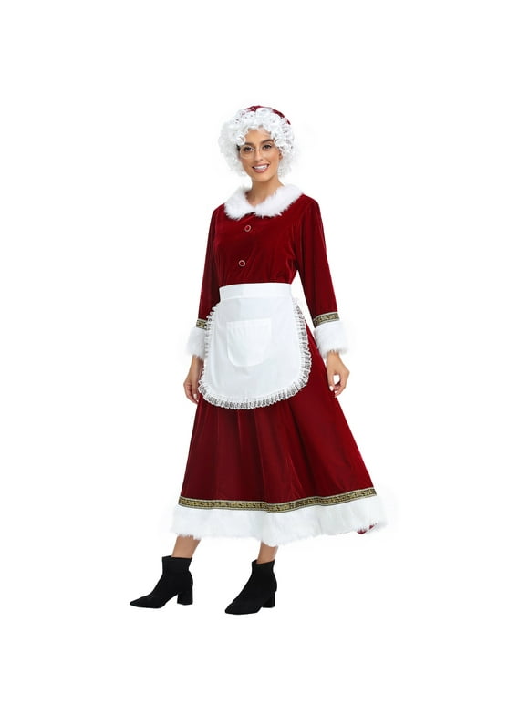 Mrs. Claus Costumes in Halloween Costumes - Walmart.com