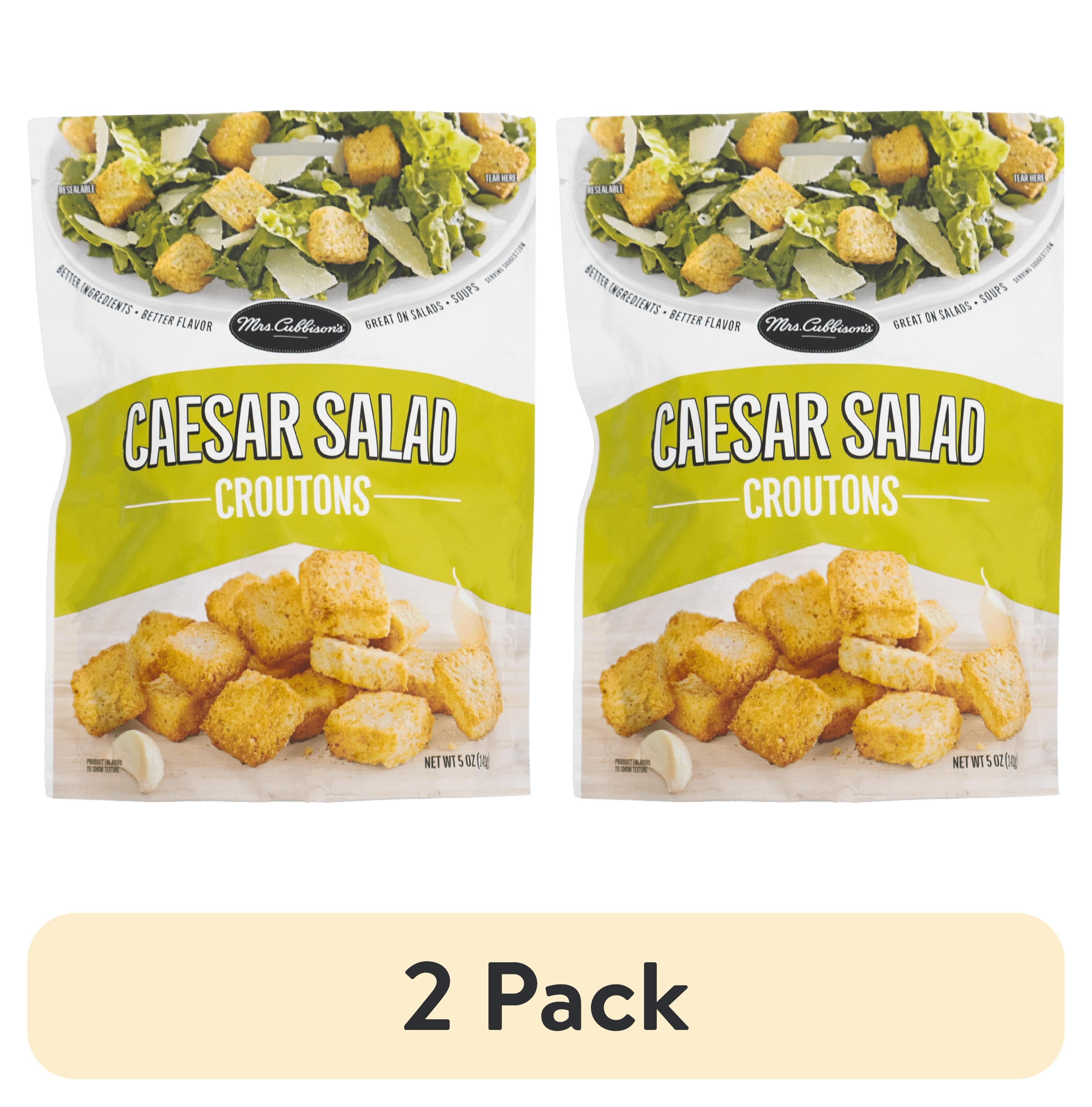 (2 pack) Mrs. Cubbison's, Caesar Salad Croutons, Great on Salads, 5 oz ...