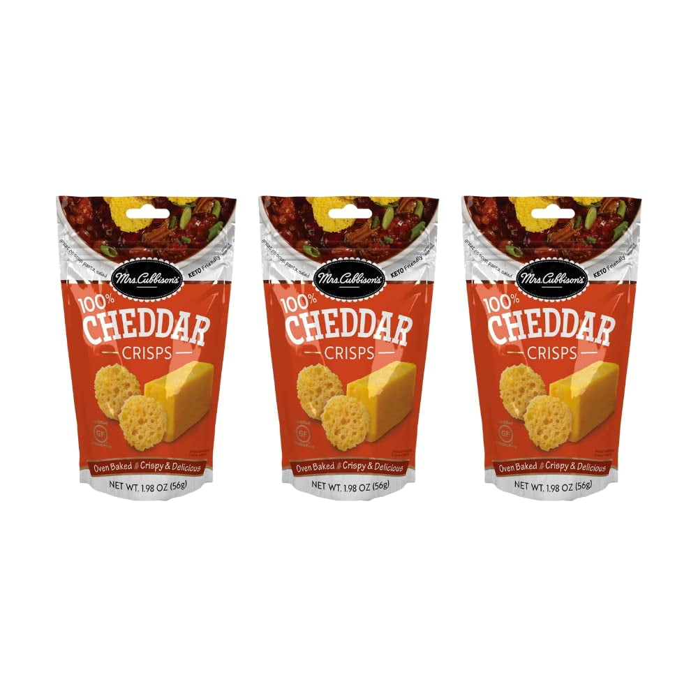 Mrs. Cubbison's Cheese Crisps Great for Snacking and Salad Topper ...