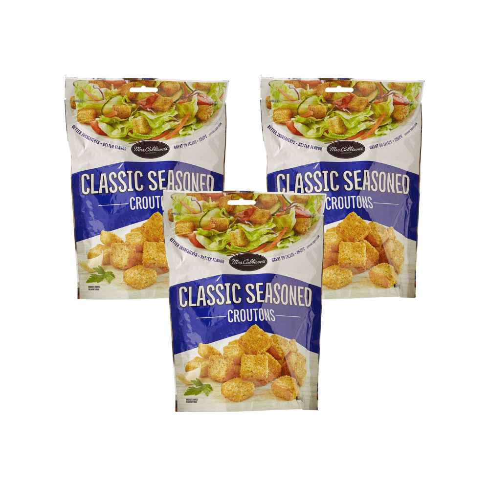 Mrs. Cubbison's Classic Seasoned Croutons, 5 oz (3-Pack) - Walmart.com